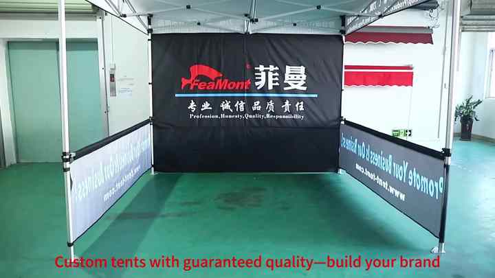 FEAMONT 10x10ft Outdoor Exhibition Booth Promotional Portable Aluminum ...