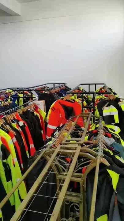 Orange Reflective Safety Overall Work Wear Uniform Garment Factory ...