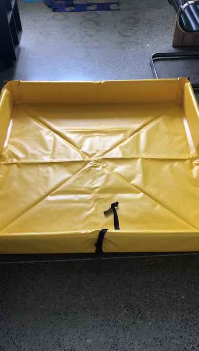 Weak Acid-base Corrosion PVC Tarpaulin Oil Spill Containment Berm for ...