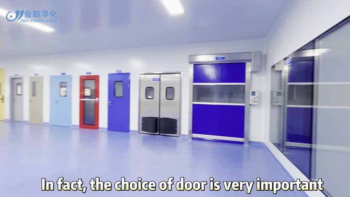 Professional Modular Cleanroom Project Door Airtight Swing Type with ...