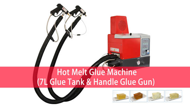 7L Hot Melt Glue Applicator Machine - Automatic Spray Nozzle Gun for ...