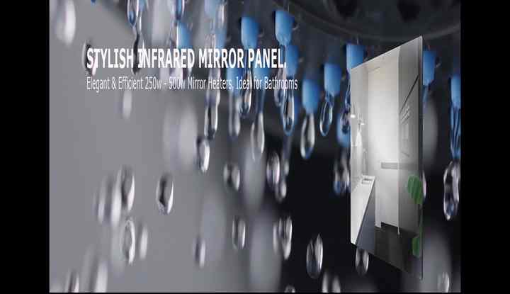 300watt Frameless Infrared Heating Panel & Ventilation System