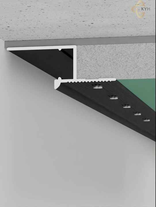Aluminum Shadow Gap Type Suspended Ceiling Corner Profiles Tile ...