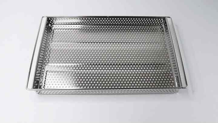 Food Grade Heatproof 60 X 40cm Stainless Steel Perforated Punched Tray ...