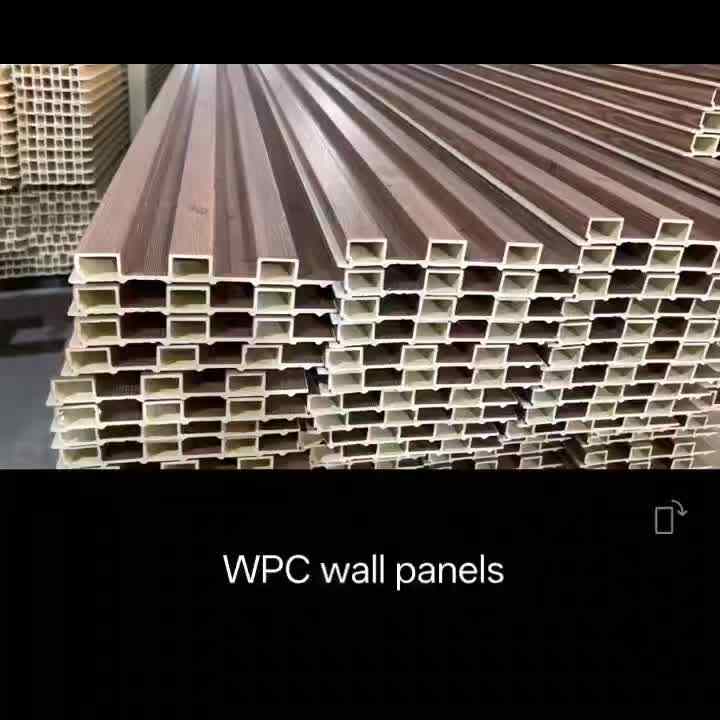 Modern 3D WPC Wall Panels for Interior Decoration Waterproof & Moisture ...