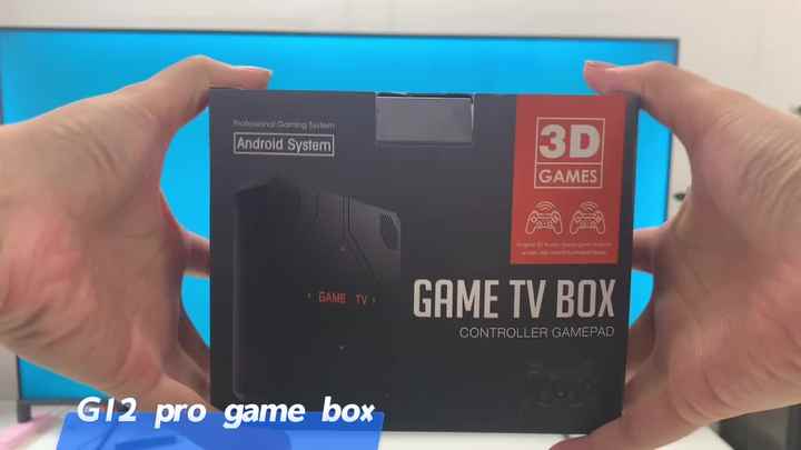 G12 Pro Game Box - 45000+ Games, 4K HD Output, Wireless Control