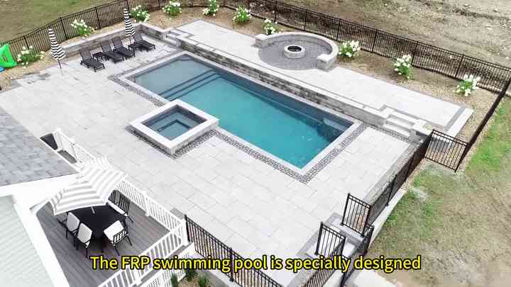 Low Price Extra Large Fiberglass Swimming Pool Kit for Outdoor Family ...