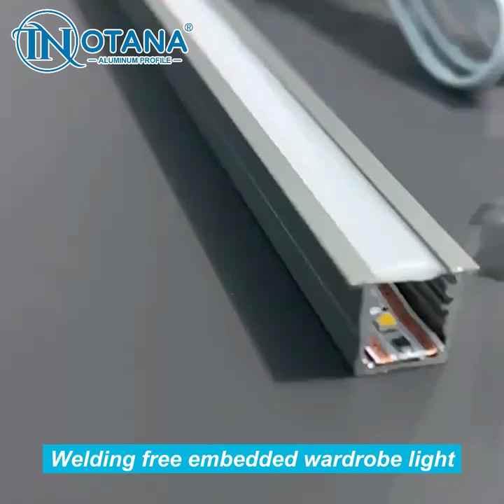 U-shaped Exposed and Concealed LED Line Light groove Suspended Ceiling ...