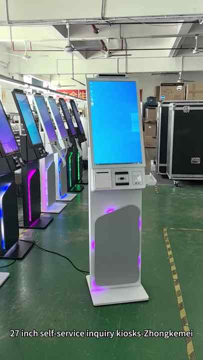 27 Inch Windows Self Service Payment Kiosk with Camera Printer POS ...