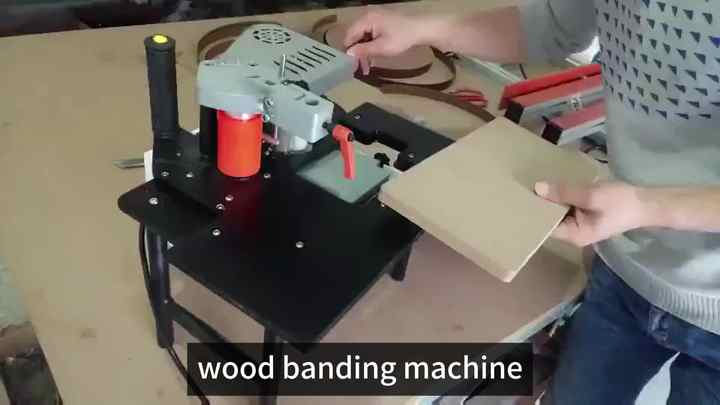 Wood Manual Edge Banding Machinery Double Side Gluing Portable Hand ...