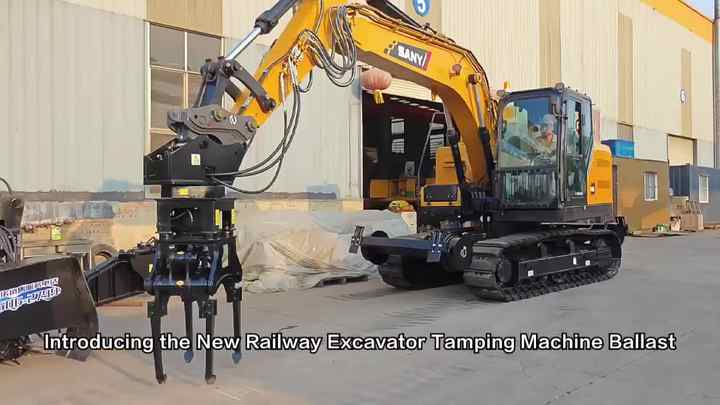 Railway Single Head Ties Tamping Attachment Professional Rail Track ...