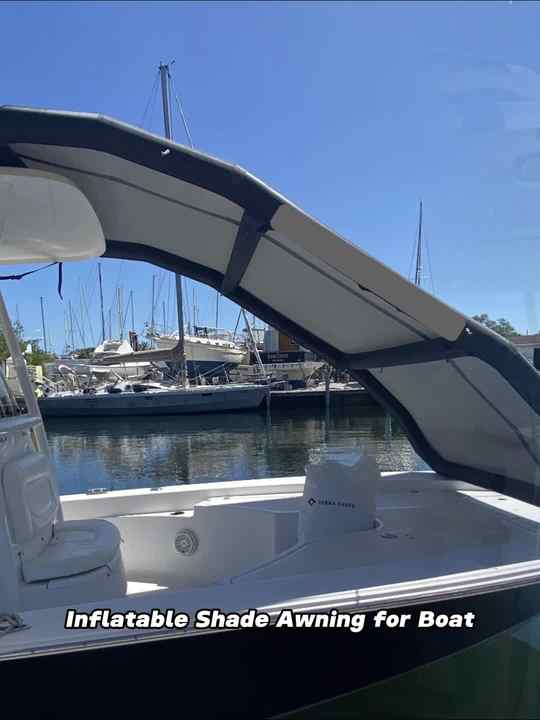 Hot Sale Outdoor Sunshade Inflatable Boat Folding Shade Portable Boat ...