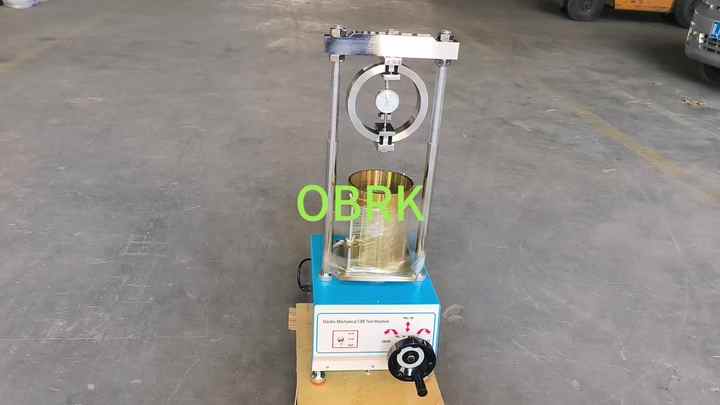 OEM Supported 50KN Electronic CBR Testing Machine with Load Ring ...