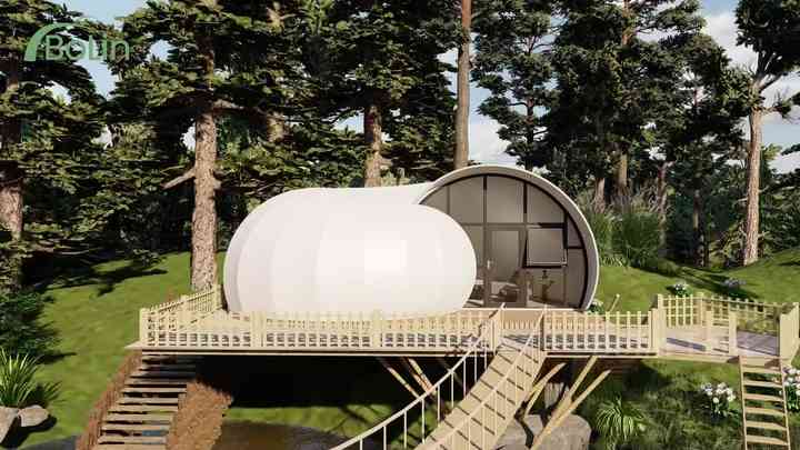 Snail Shell-Shaped Tent - Durable and Waterproof Glamping Tent