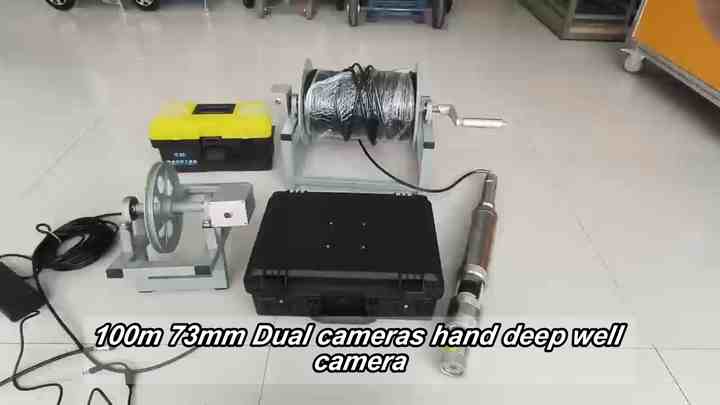 73mm Dual Cameras Electric Standard Model Well Inspection Camera 360 ...