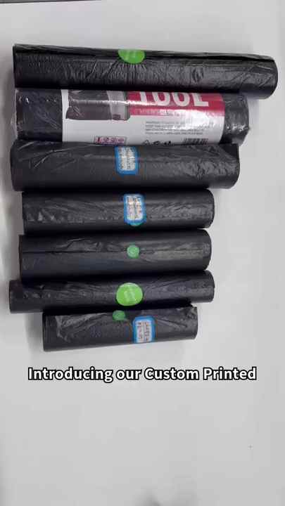 Custom Printed Heavy Duty PE Garbage Bags Personalized Size/Color ...