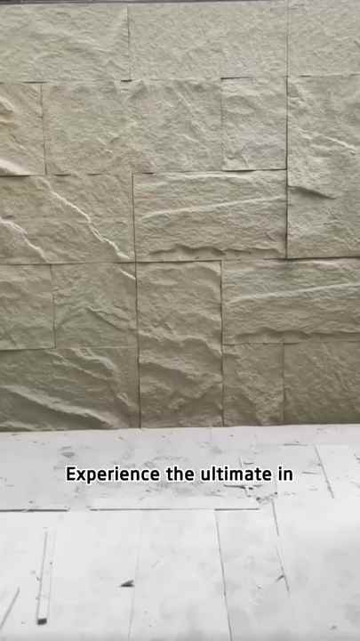 Modern 3D Stone Effect Wall Panel Easy-to-InstallFlexible PU Stone ...
