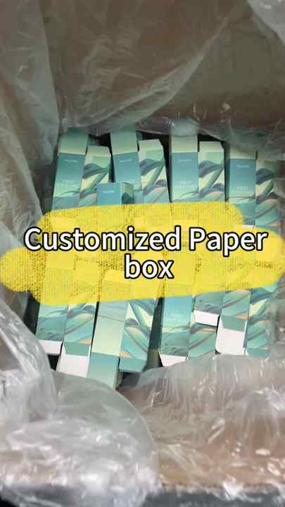 Wholesale Green Paper Foldable Packaging Box With Colorless Embossing ...