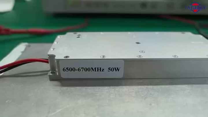 High-Power 50W RF Amplifier Module with Broadband Frequency Range 6500 ...
