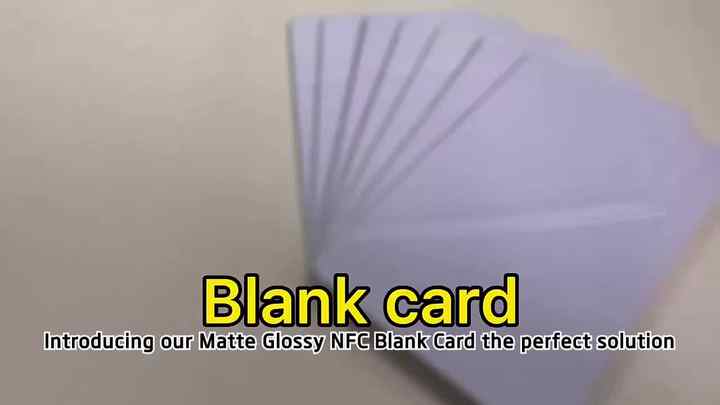 Factory Price Waterproof Printable PVC Material NFC Credit Card Size 13 ...