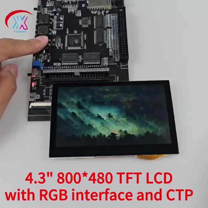 4.3" IPS TFT LCD Display Module - Smart Home Control Panel