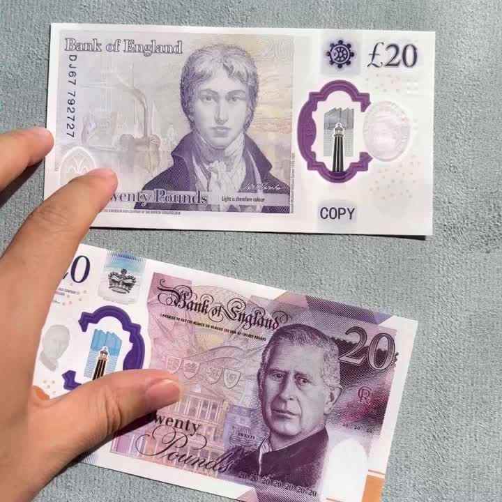 ULTRA-THIN Polymer Prop Money - UK Realistic Movie Plastic