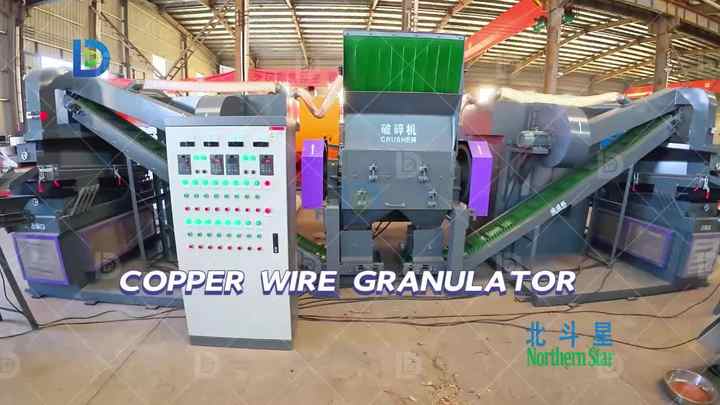 Industrial Complete Copper Cable Recovery Line With Shredding ...
