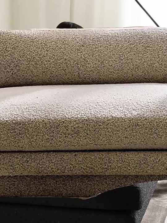 2026 GEDO Modern Simple Teddy Velvet Sofa Set High Quality Armless ...