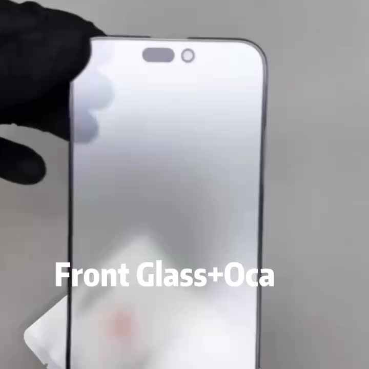 Novecel LCD Front Outer Screen Glass for iPhone 17 16 15 14 Plus 13 Pro ...