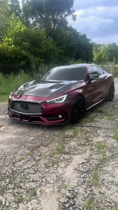 Q60 Carbon Fiber Hood - Suitable for 2016-2020 Infiniti Q60 Carbon ...