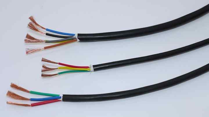 RVV Sheathed Wire, Copper Core Wiring Socket, Flexible Sheathed Wire ...