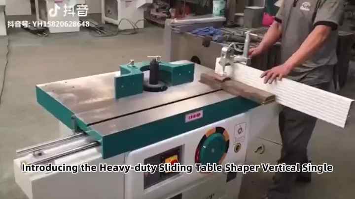 Heavy-duty Sliding Table Shaper Vertical Single Spindle Moulder Machine ...