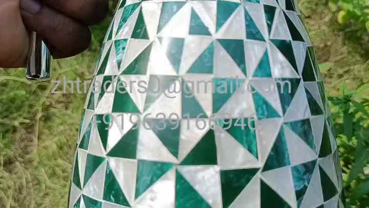 LuminousResin Epoxy Dallah Handcrafted Arabic Tea Kettle Mother Pearl ...