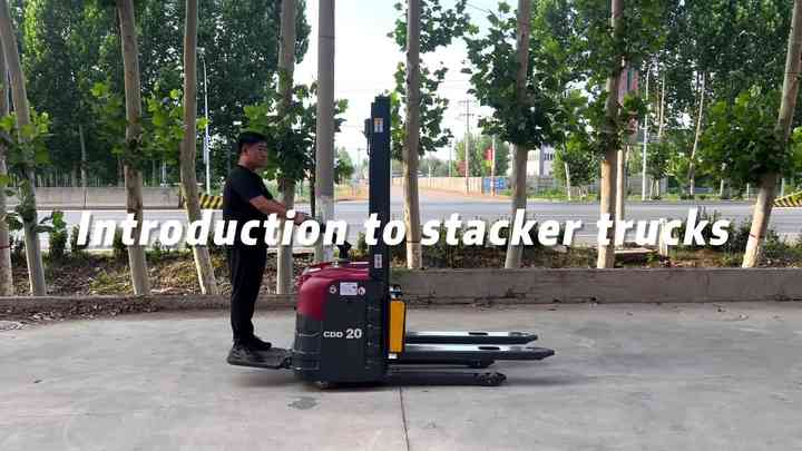 Best Selling Mini Hydraulic Electric Stacker 1.5ton 2ton Walkie Stacker ...