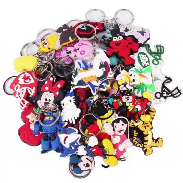 New Arrival Custom Logo PVC Rubber Cartoon Animal Keychains Factory ...