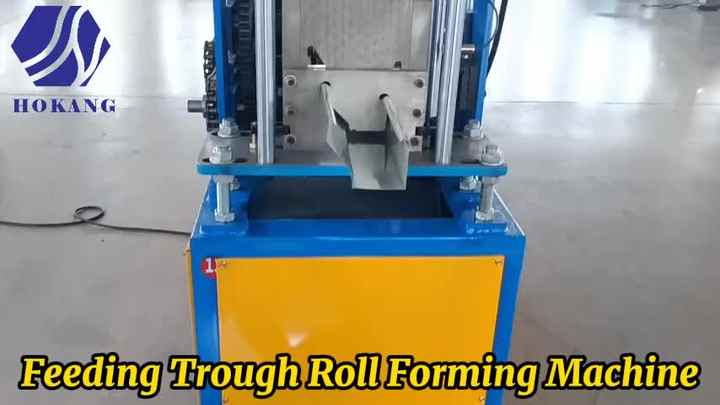 Auto Stainless Steel Chicken Food Trough Forming Machine Poultry ...
