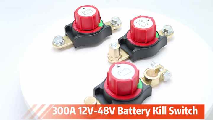 Heavy Duty Top Post Battery Disconnect Switch 12V-48V