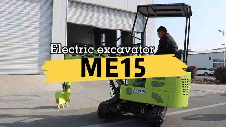 ME15 Small Electric Excavator - Efficient Garden Management