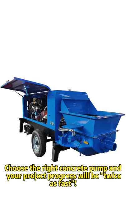 Mini Small Diesel Engine Cement Mixer Pump 15M/H 20m Vertical 400m ...