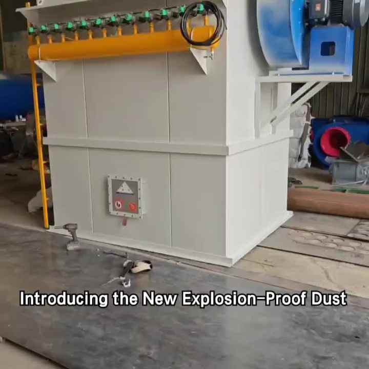 Single Portable Carbon Steel Dust Collector New Condition Motor Engine ...