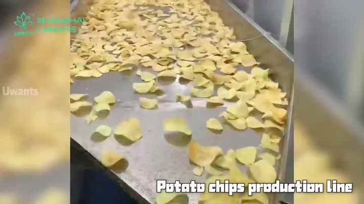 Fresh Potato Chips Making Machine Automatic High Productivity Crispy ...