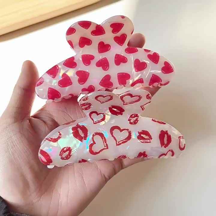 Valentine's Day New Design Sense Cute Sweet Fresh Irregular Love Clip ...