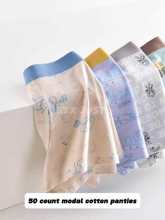 Modal Cotton Cartoon Underwear - Cute Kids Boys Boxers
