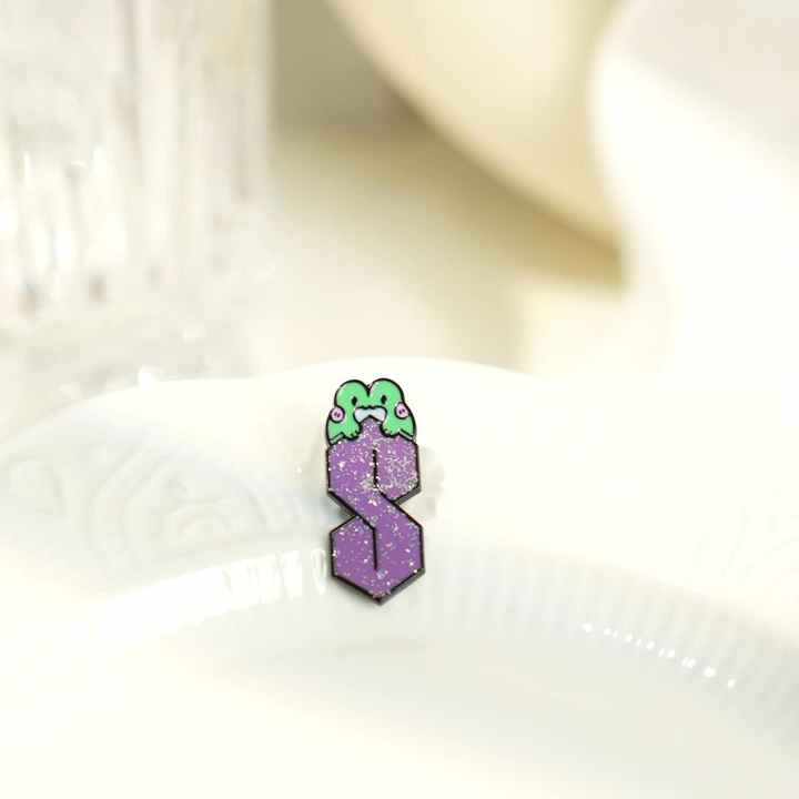 Sming Pins Cartoon Green Monster Enamel Pins Custom Naughty,Nice,Itried ...