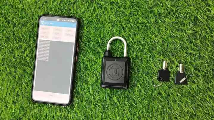 Wireless Communication NFC Smart Lock for Steel Doors Convenient and ...