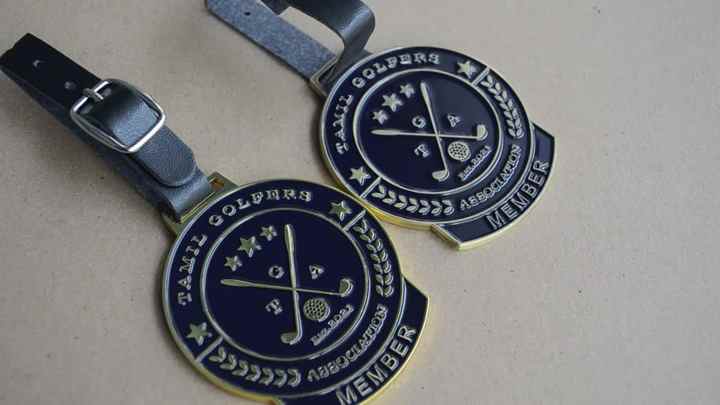 Hot Selling Custom Metal Golf Bag Tags Personalized Made logo Metal ...