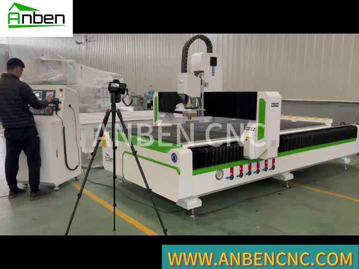 ANBEN High Speed Wood CNC Carving Machine CNC Router 1325 with Saw ...