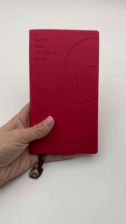 High Quality 2026 Diary Weekly Planner A5 Red Pu Leather Notebook ...