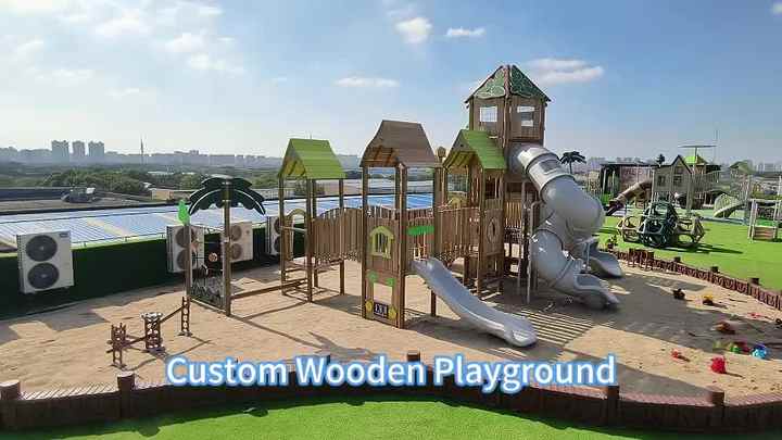 Custom Wooden Playground Equipment - High Quality Joyou