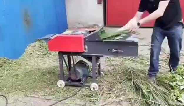 High Performance Automatic Animal Feed Cutter Forage Chopper Machine ...